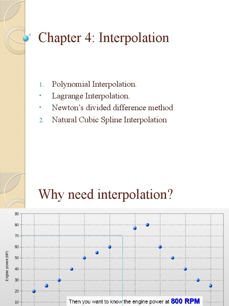 (Ch4) - Interpolation-Material | PDF | Interpolation | Algorithms