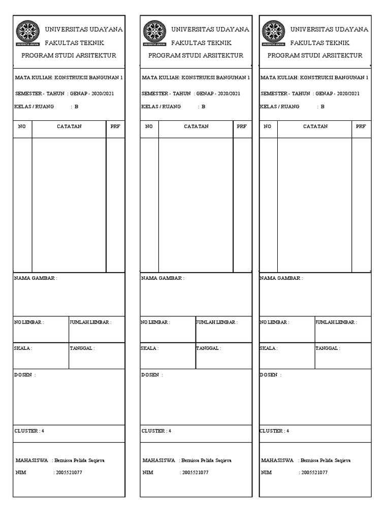 Template Kop Gambar KB (Print Di Kertas A4 Potrait) | PDF