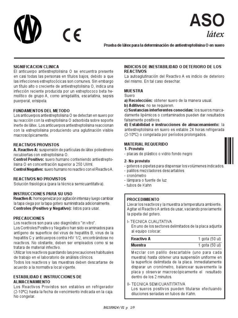 Aso Latex | PDF | Especialidades Medicas | Inmunología