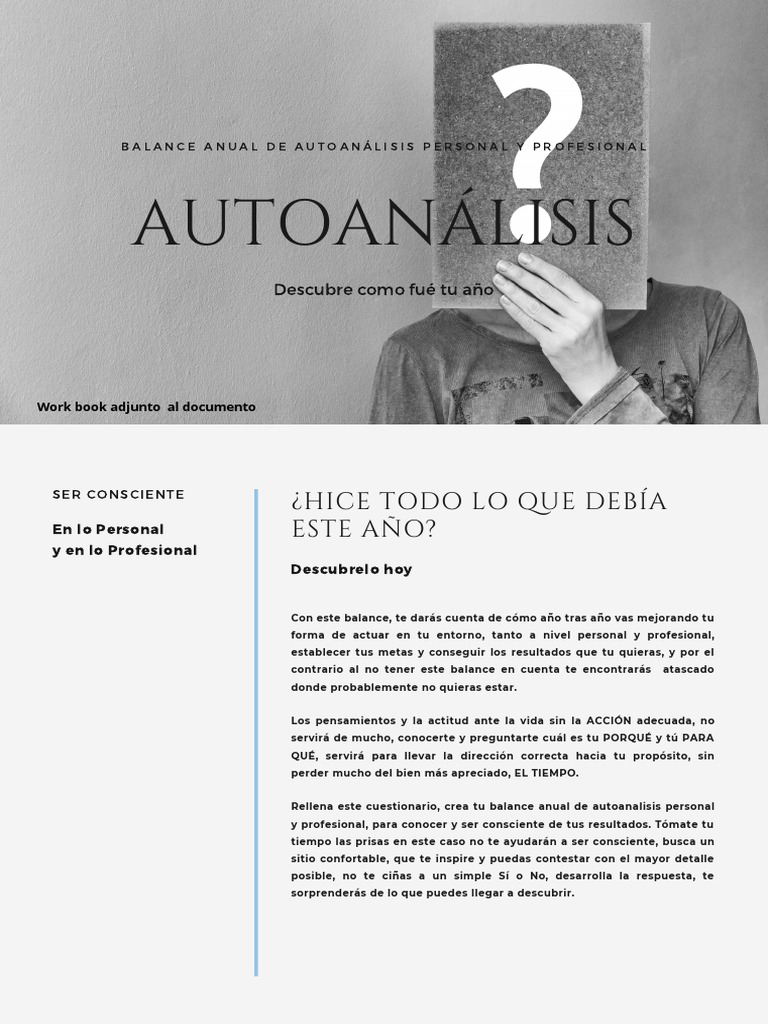 Copia de Autoanalisis - Personal y Profesional | PDF | Conceptos ...