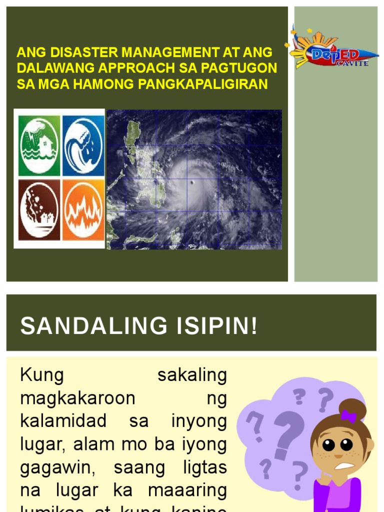 Ang Disaster Management at Ang Dalawang Approach | PDF