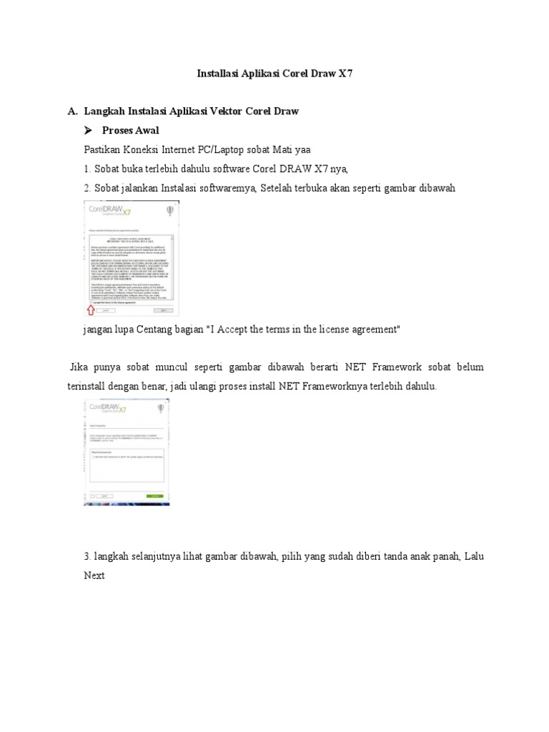 Installasi Aplikasi Corel Draw X7 Pdf