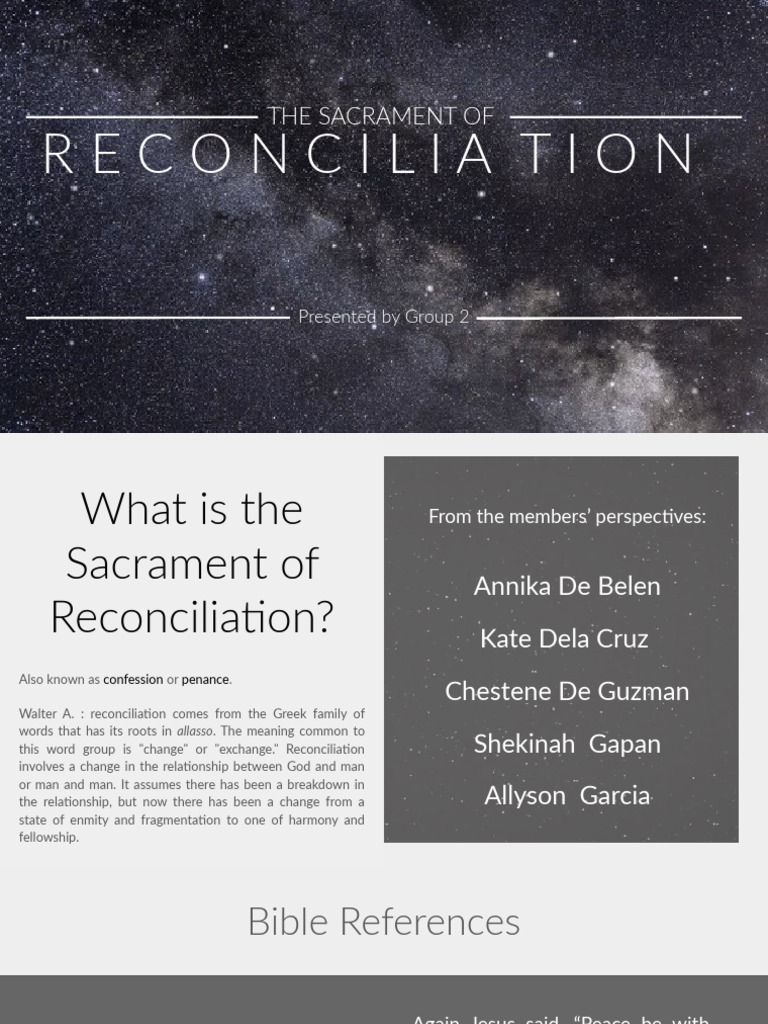 The Sacrament of Reconciliation | Download Free PDF | Confession ...