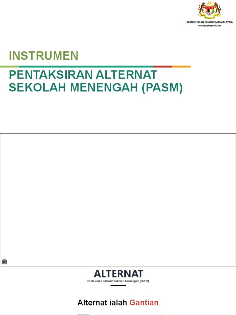 Slot 3 (Instrumen) | PDF