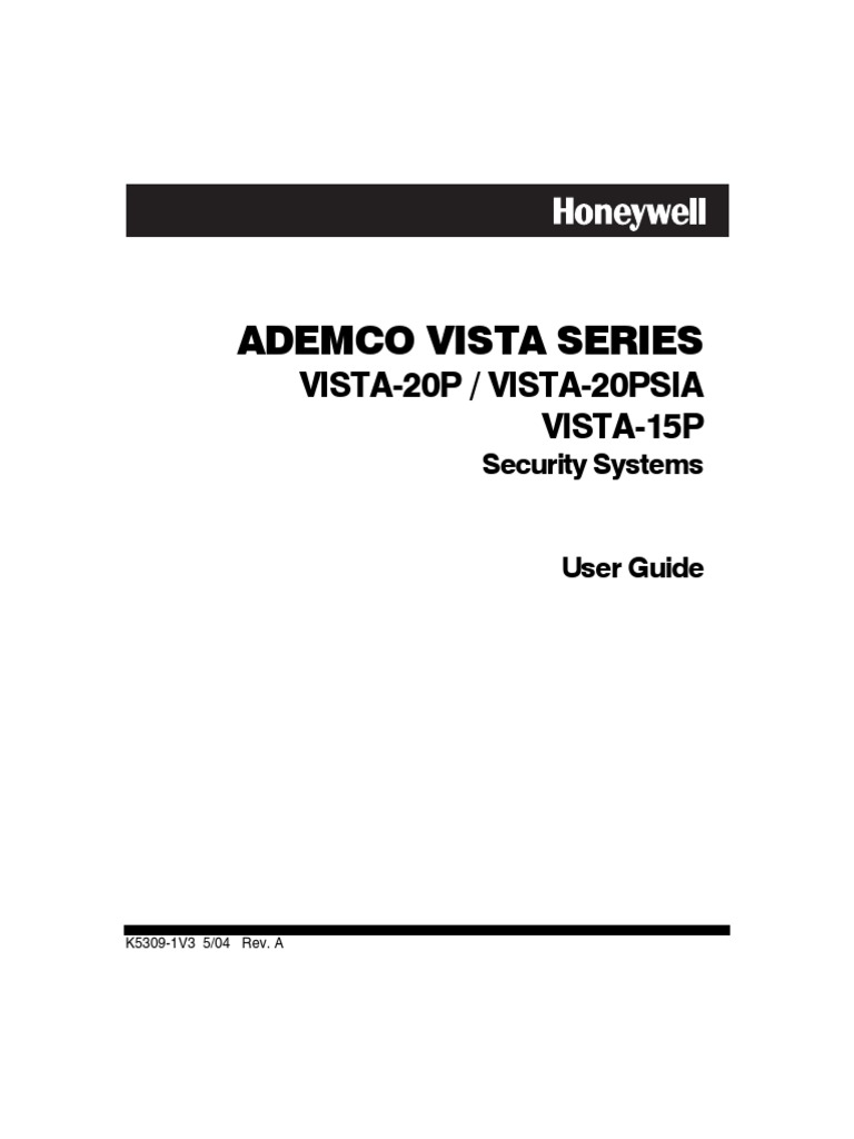 Vista 20p User Guide