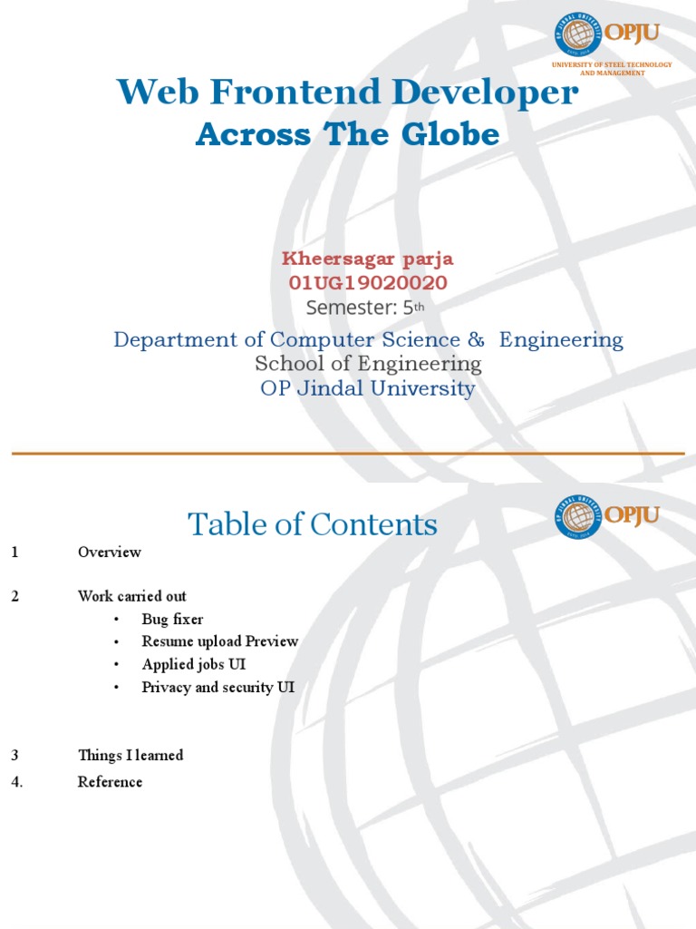 Internship | Download Free PDF | World Wide Web | Internet & Web