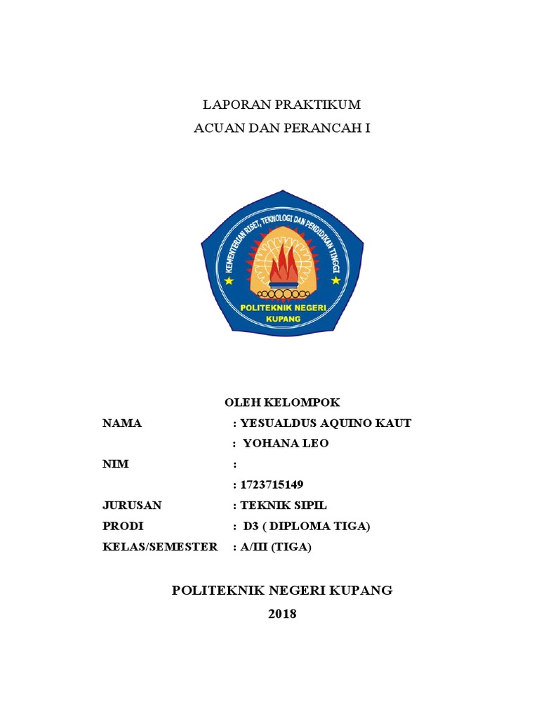 Laporan Praktikum Acuan Dan Perancah I (Kata Pengantar) | PDF