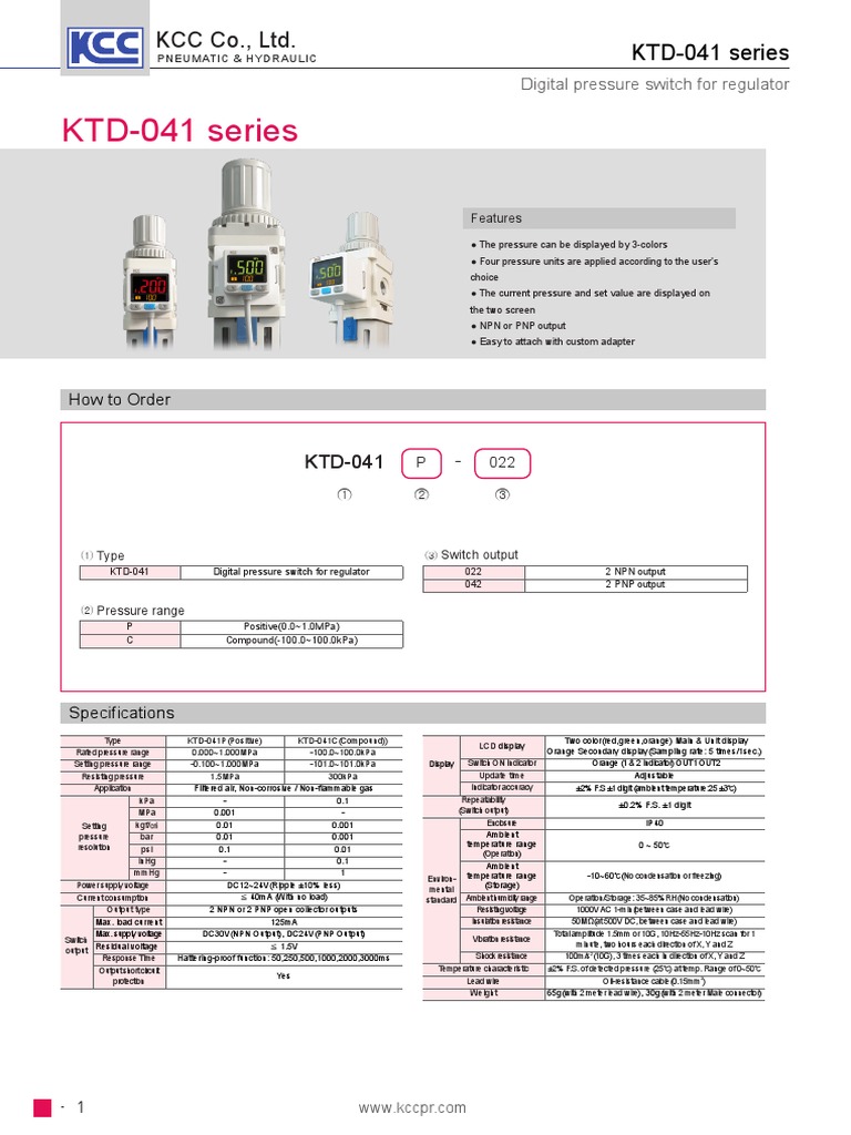 KTD-041 Series: KCC Co., LTD | PDF | Bipolar Junction Transistor ...