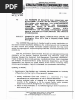 NDRRMC Memorandum No 110 Revised NDRRMF Guidelines S 2021 | PDF