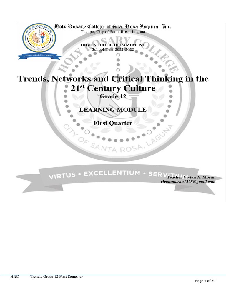 Trends Quarter Exam Reviewer | PDF | Climate Change | Agriculture