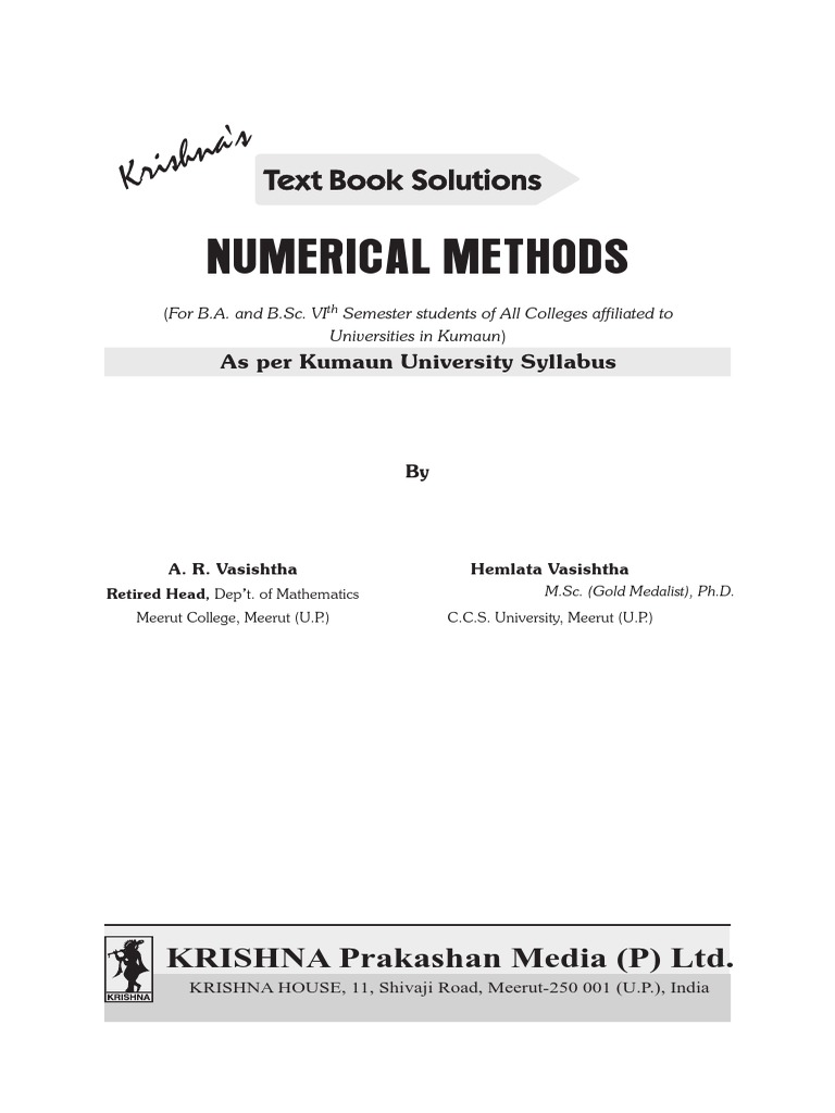 Numerical Methods | PDF | Mathematics | Mathematical Analysis