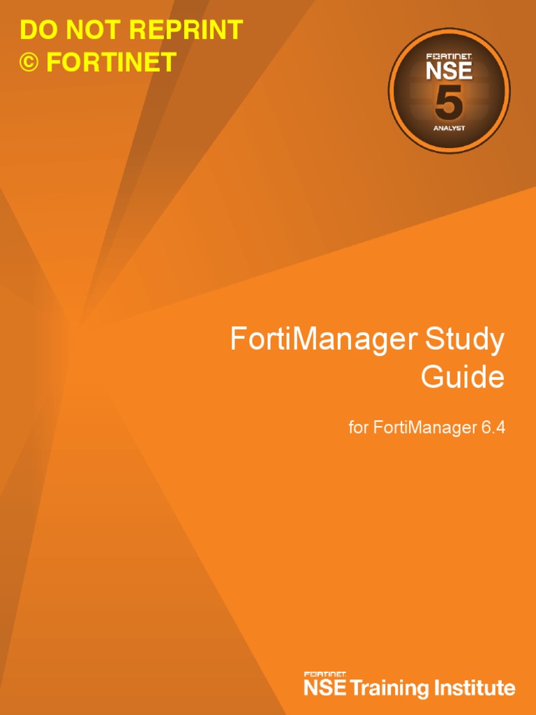 FortiManager 6.4 Study Guide-Online | PDF | Ip Address | Port (Computer Networking)