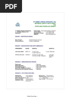 MSDS Solar Panel 4 | PDF | Dangerous Goods | Toxicity