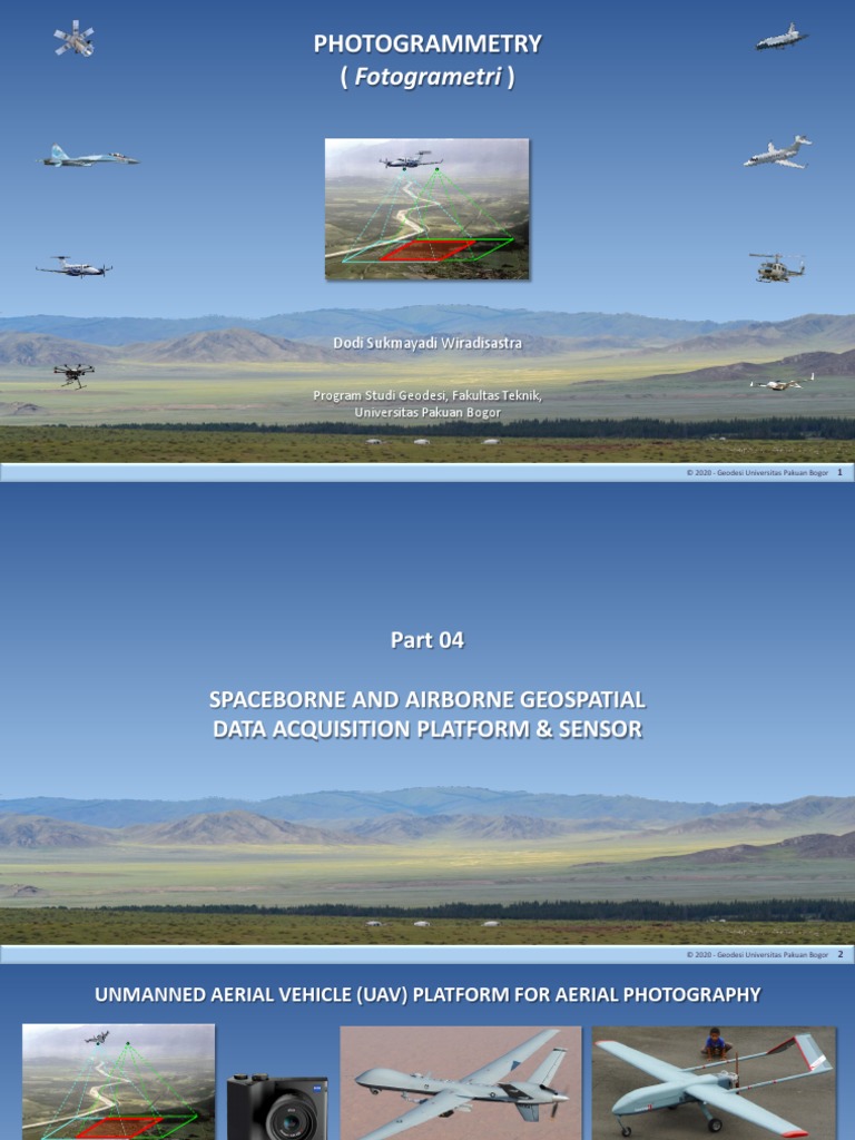 Part 04.b - Photogrammetry - Spaceborne Airborne Geospatial Data ...