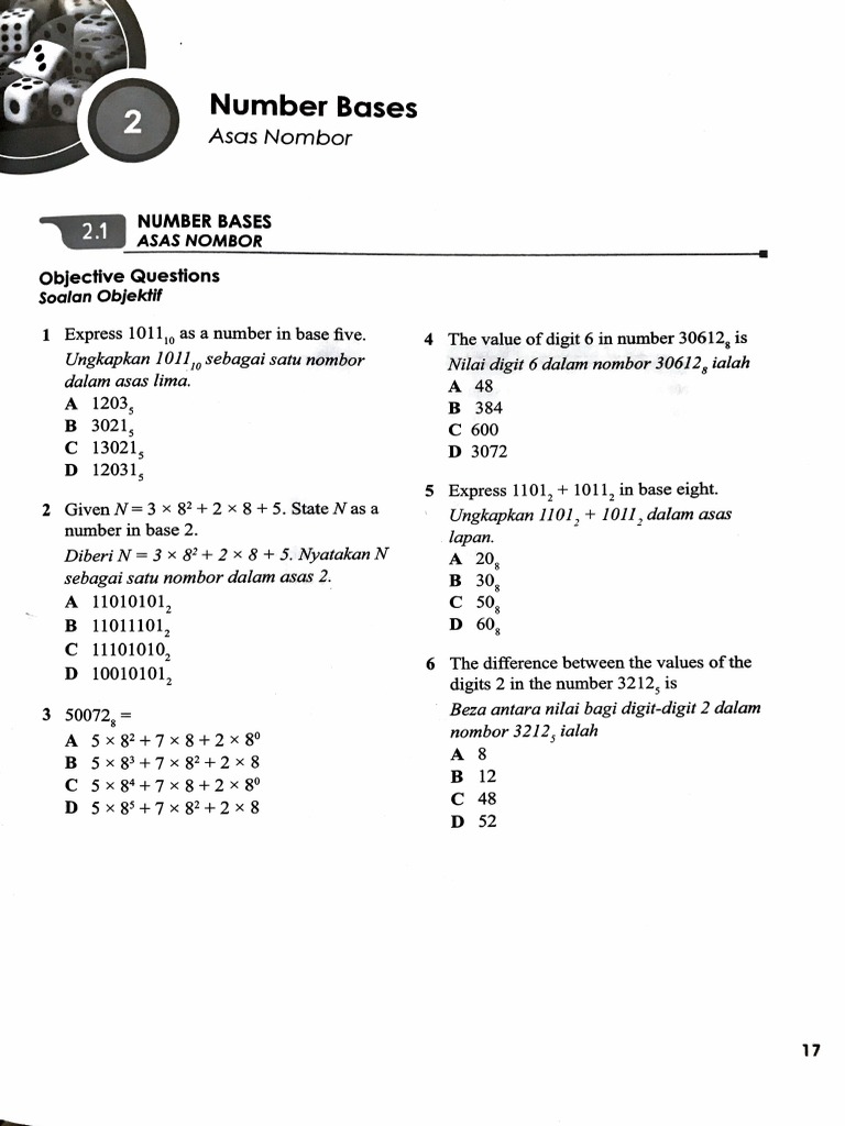 f4 Maths DLP Number Bases | PDF