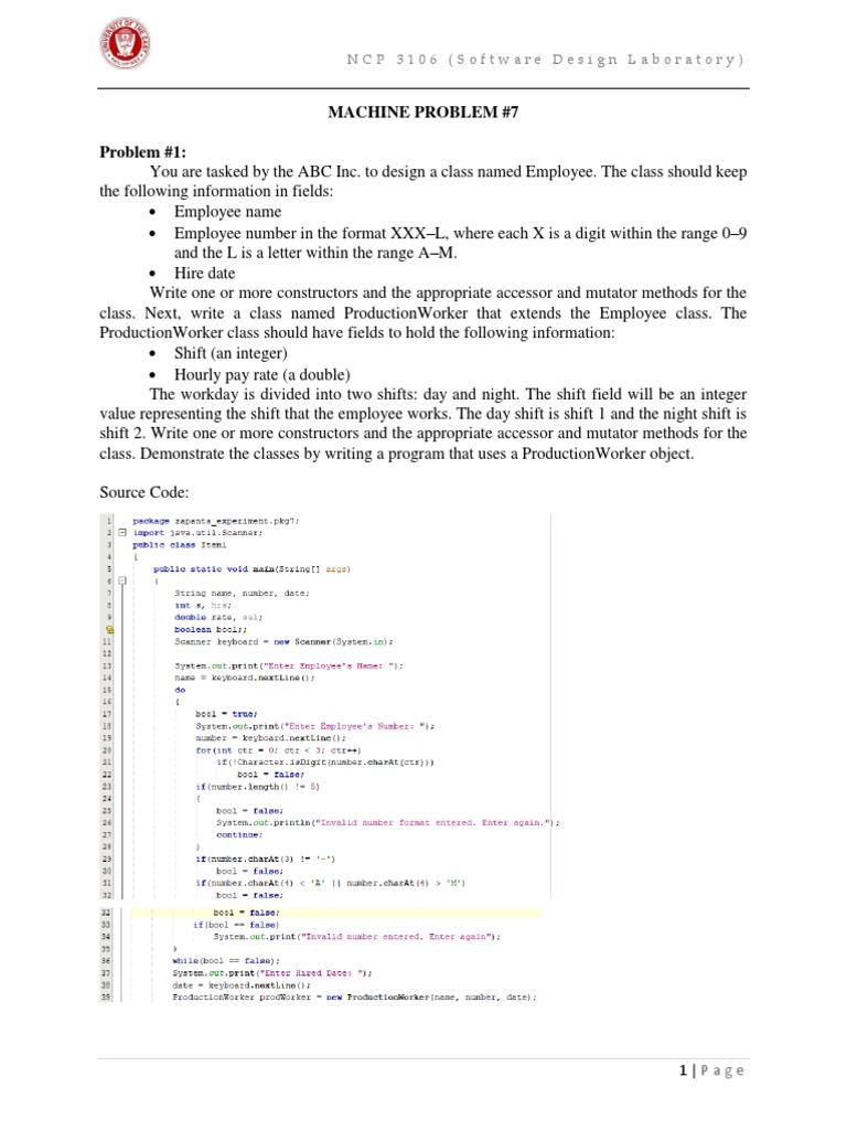Zapanta MachineProblem#7 | PDF | Constructor (Object Oriented Programming) | Programming