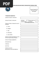 Application Form For First Registration | PDF | Share (Finance) | Business