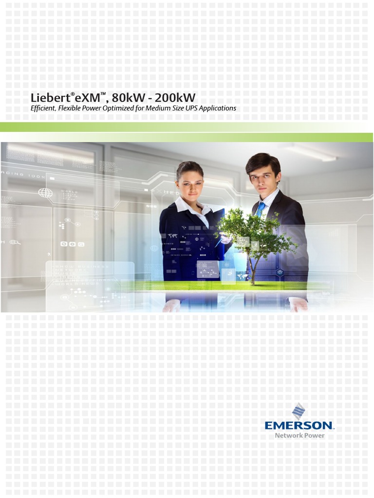 Liebert eXM, 80kW - 200kW | PDF | Data Center | User Interface