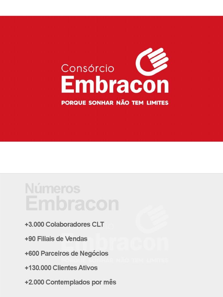 Panorama do Consórcio Embracon 2025 | PDF | Consórcio