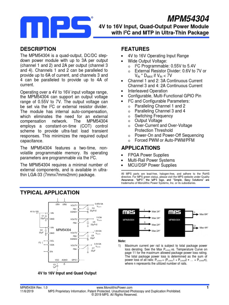 MPM 54304 Dac | PDF | Electronic Engineering | Electrical Circuits