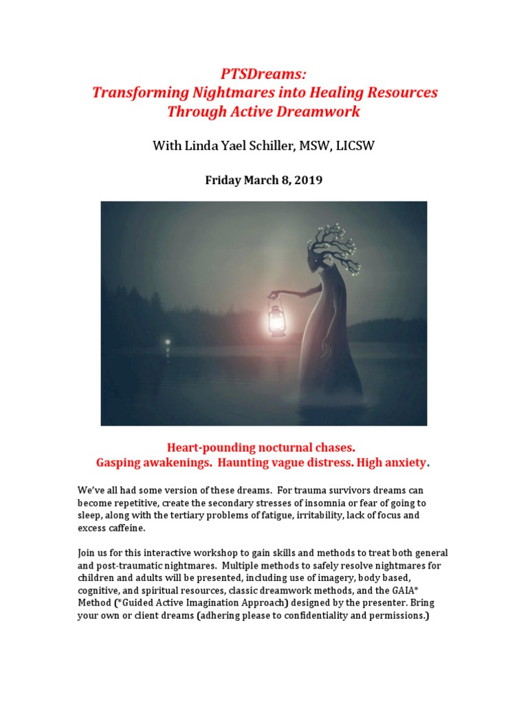 Ptsdreams: Transforming Nightmares Into Healing Resources Through ...