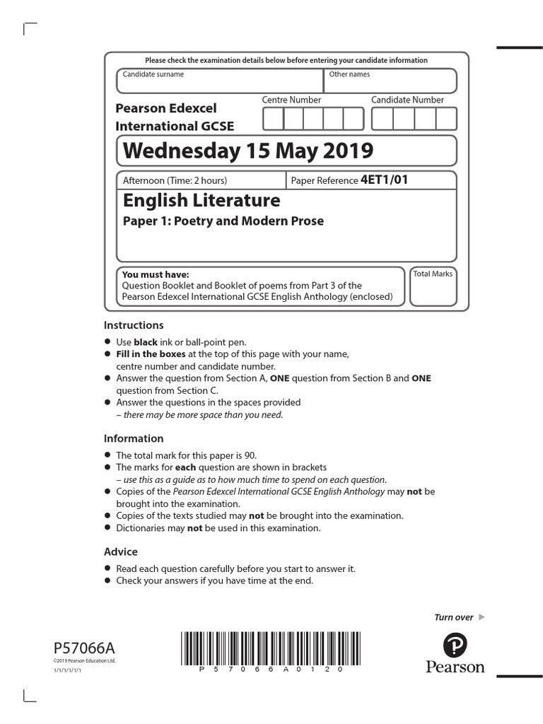 Sample Paper June 2019 | PDF | Writing