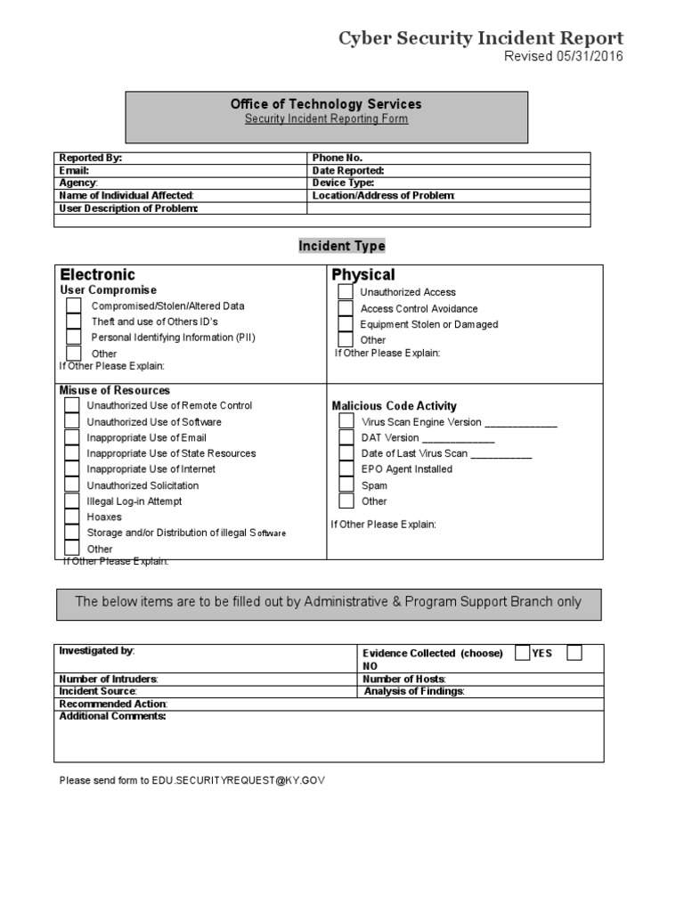 Cyber Security Incident Report | PDF | Computer Virus | Computer Security