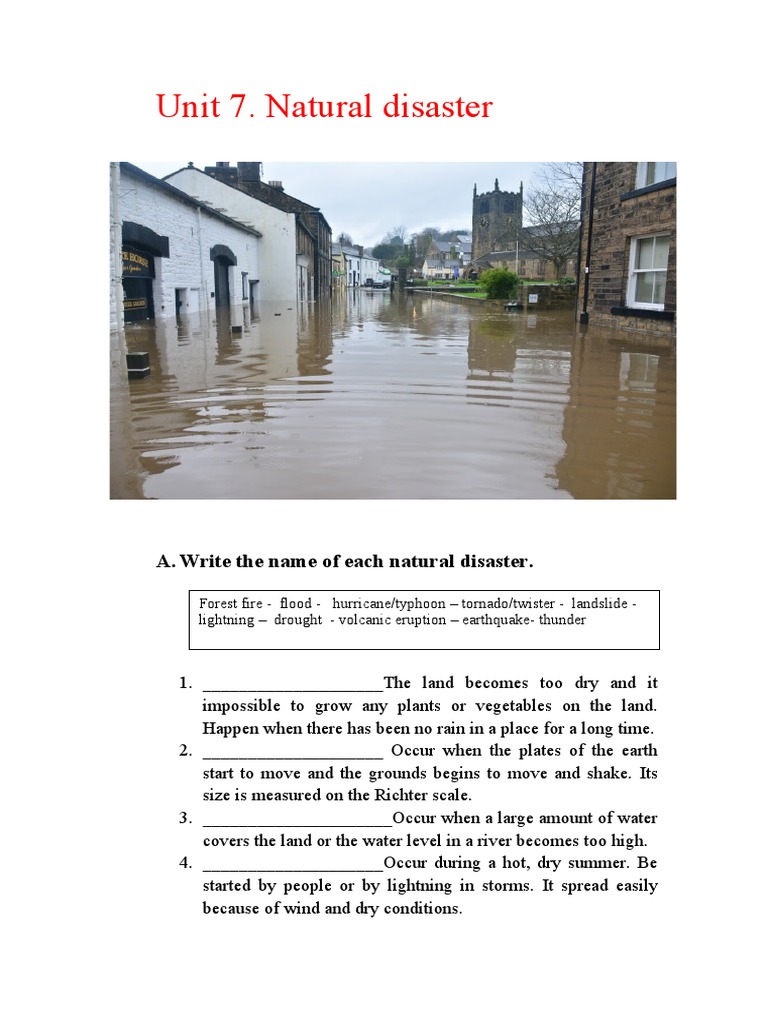 Unit 7 E2 | PDF | Tornadoes | Natural Disasters