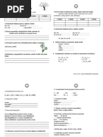 Fise Limba Romana Clasa I | PDF