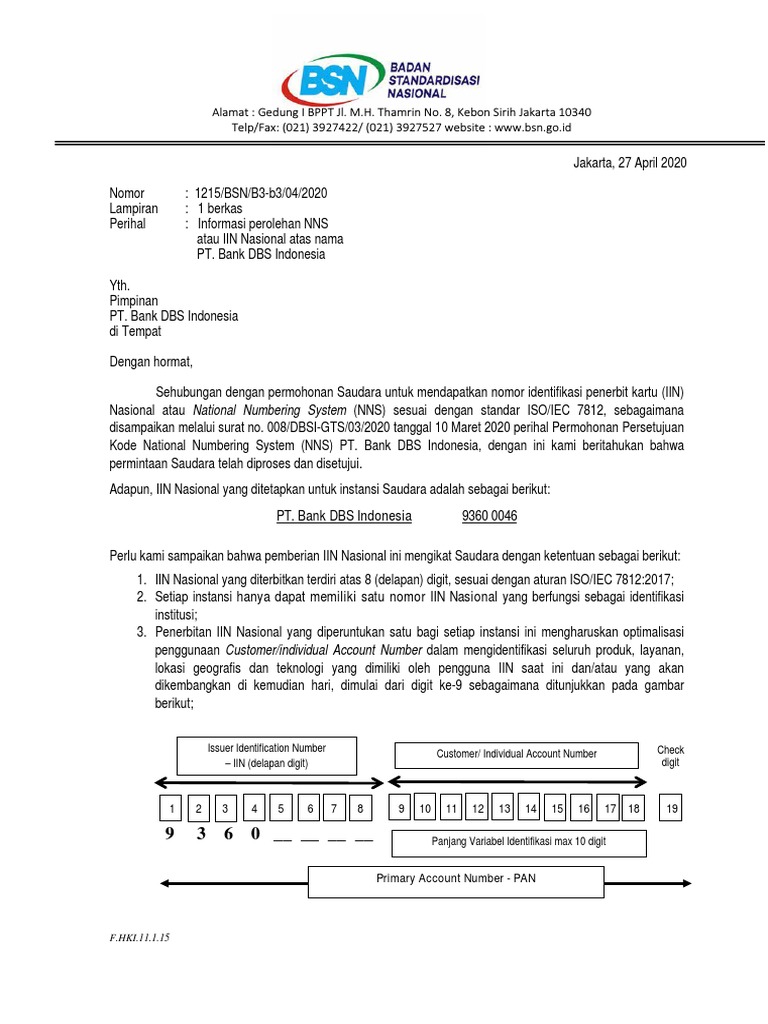 NNS Bank DBS Indonesia | PDF