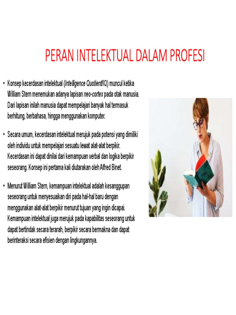 Potensi Intelektual dalam Profesi | PDF