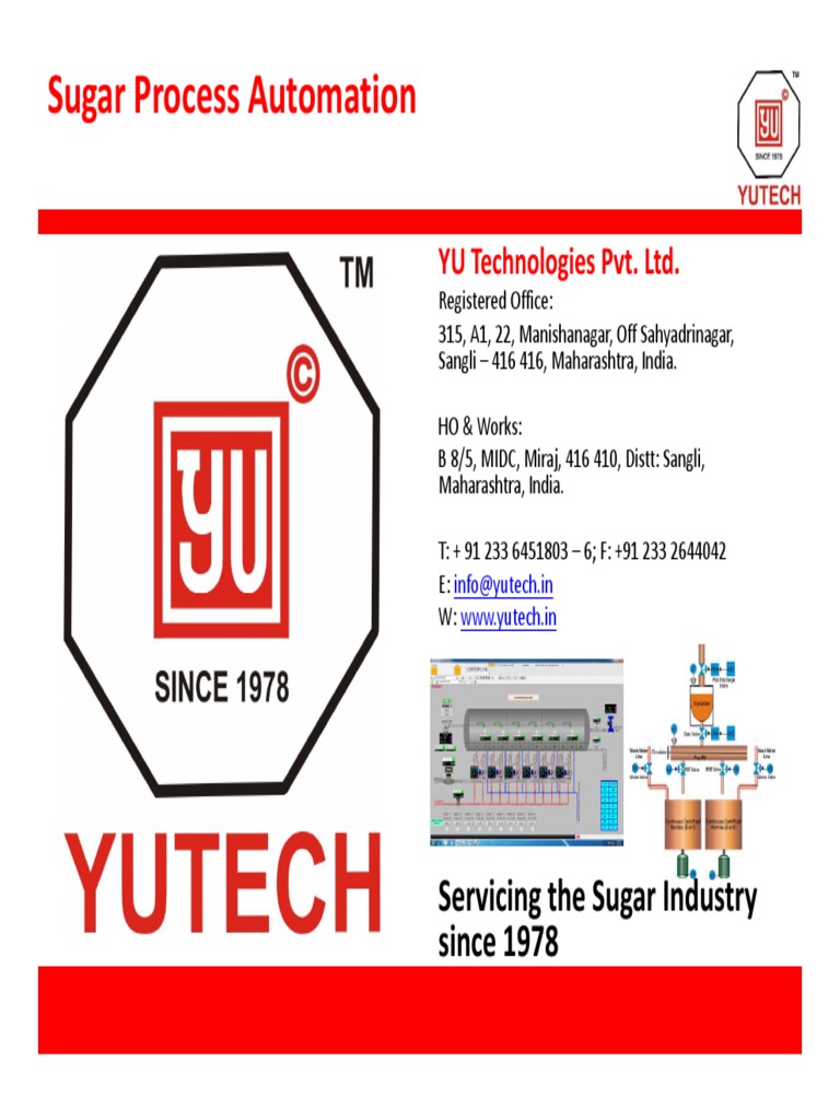 Automating Sugar Production for Increased Efficiency, Quality, and ...