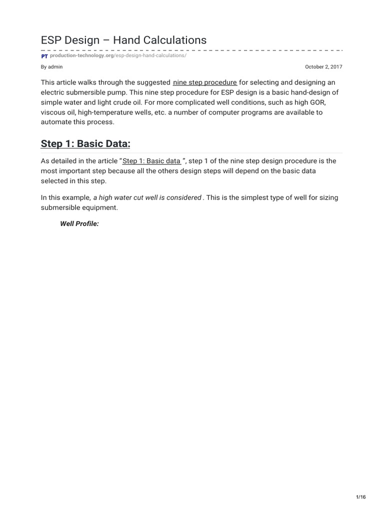 ESP 9 Steps Design Hand Calculations | PDF | Transformer | Barrel (Unit)