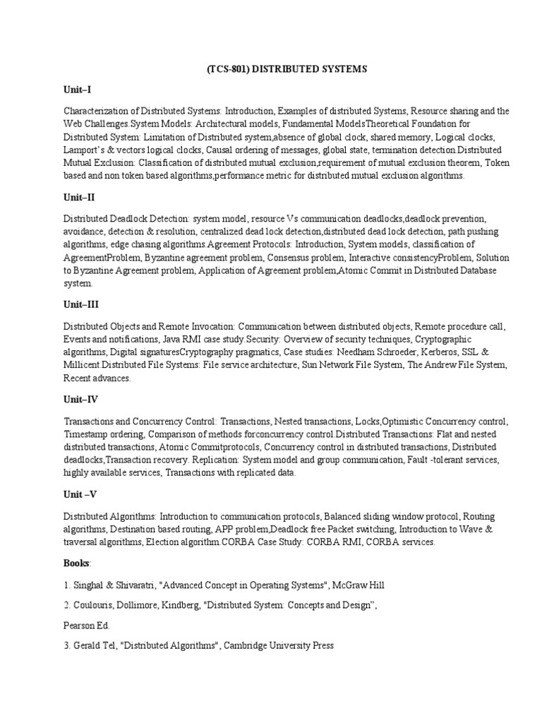 8th Sem Syllabus | PDF | Parallel Computing | Distributed Computing