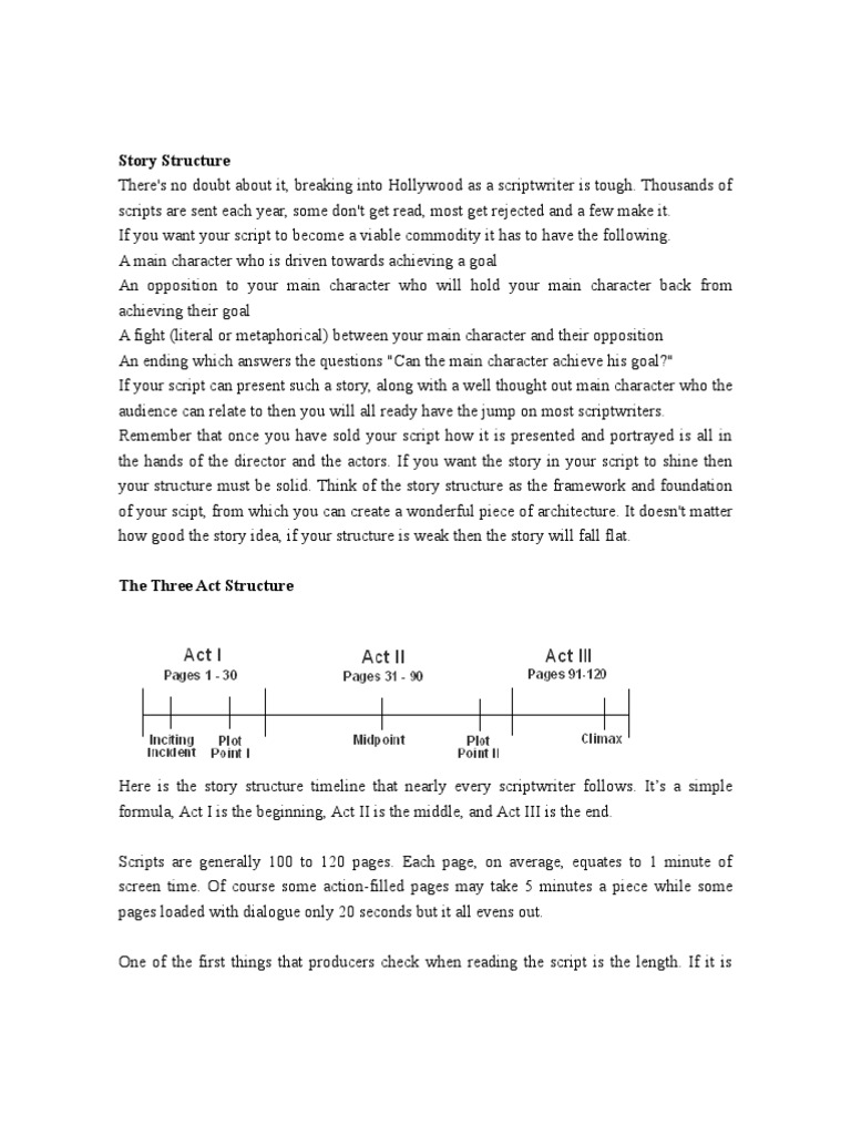  Film Script Writing PDF Screenwriting Plot Narrative 