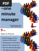 One Minute Manager: Key Management Secrets | PDF | Goal | Behavior