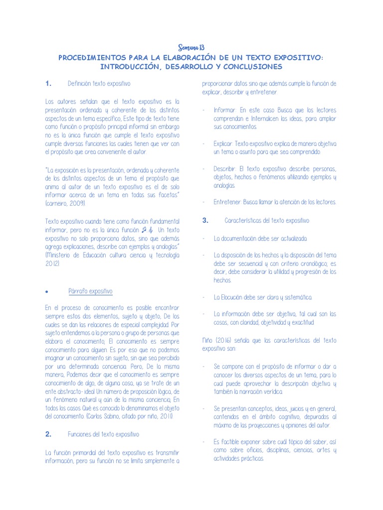 Guía Completa para Textos Expositivos | PDF | Conocimiento | Escritura