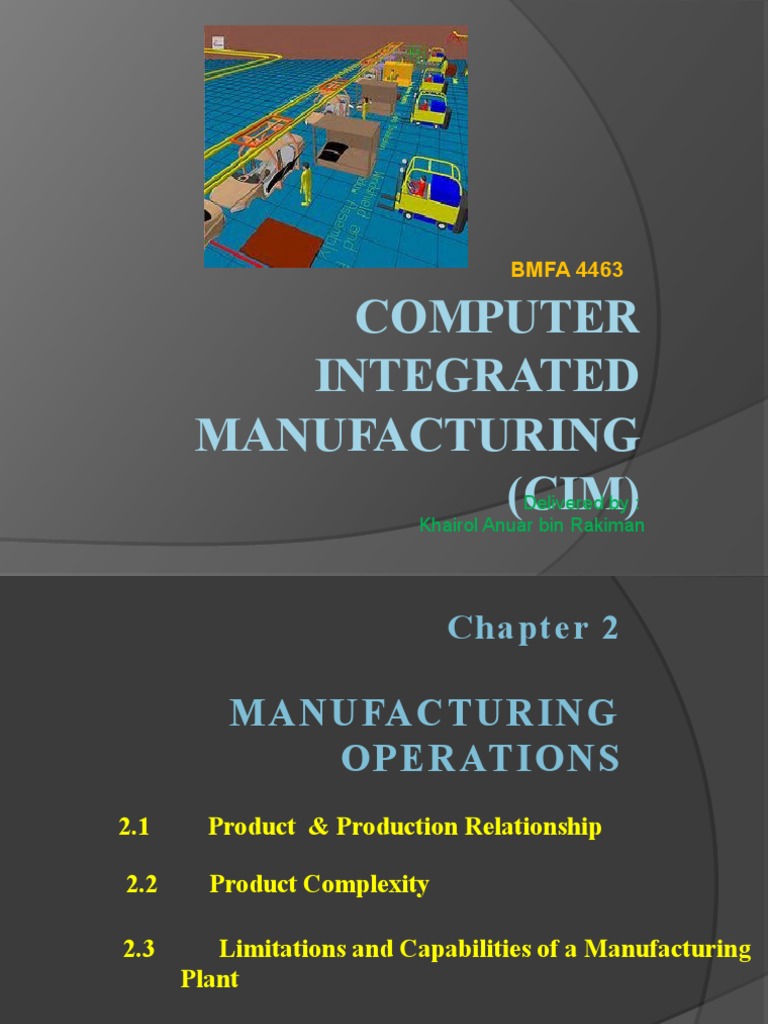 Manufacturing Operations Overview | PDF | Factory | Systems Science