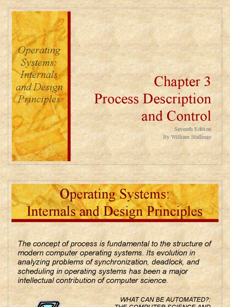 Chapter03 OSedition7Final | PDF | Process (Computing) | Operating System
