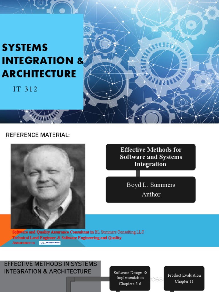 Systems Integration & Architecture | PDF | Software | System