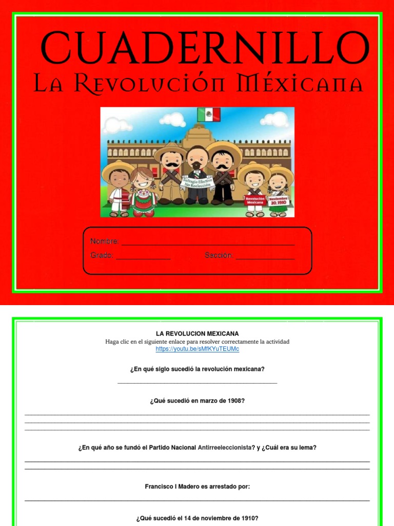 ??cuadernillo La Revolucion Mexicana?? | PDF | revolución mejicana | México