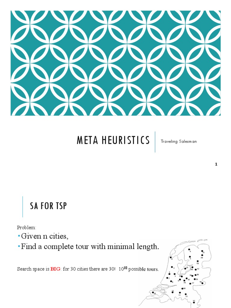 Meta Heuristics: Traveling Salesman | PDF | Computer Science | Numerical Analysis