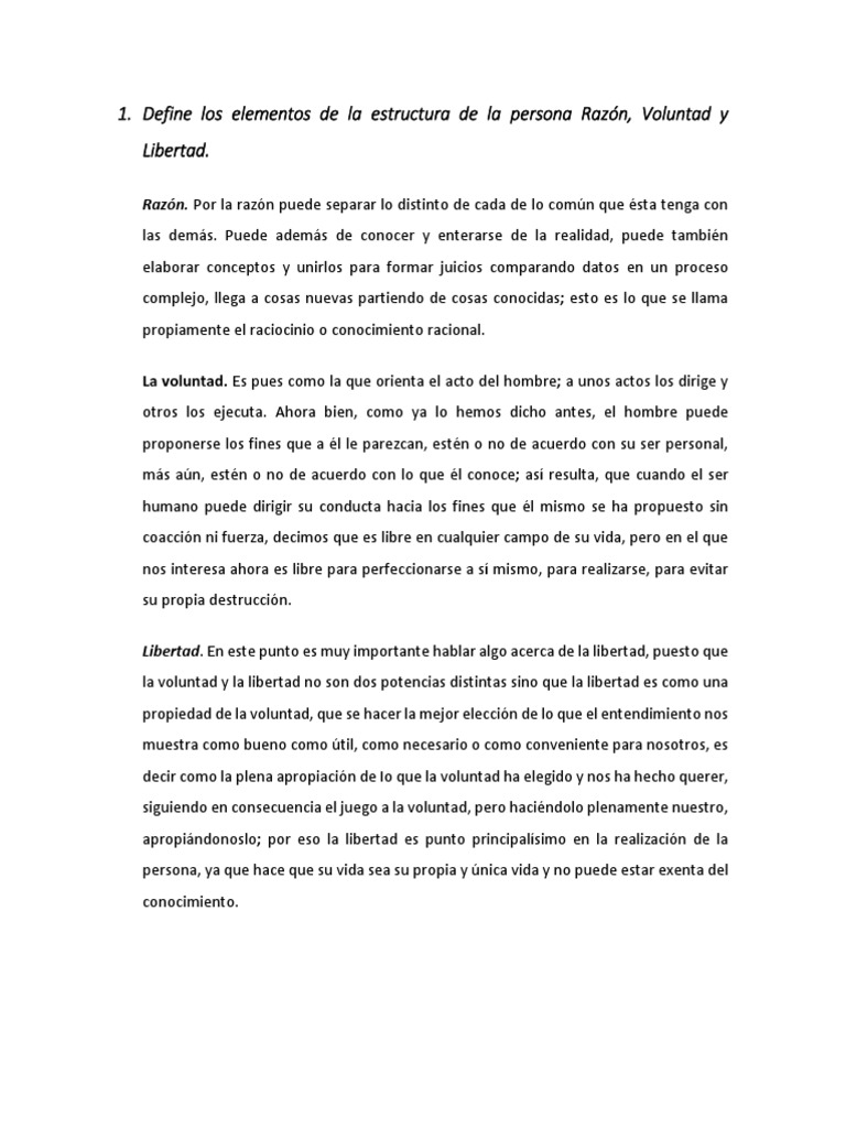 Ética y Perfección Humana | PDF | Razón | Libertad