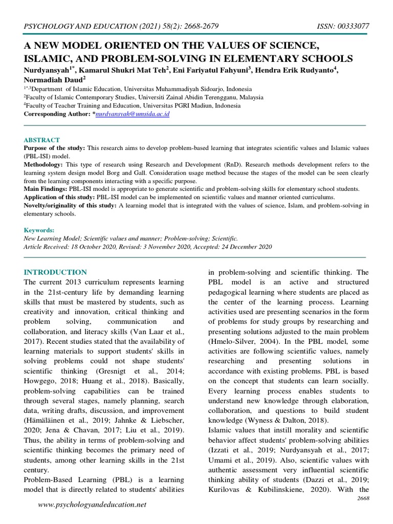 Problem Posing Solve | PDF | Learning | Neuropsychological Assessment