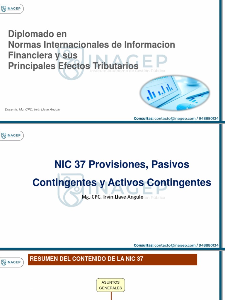 Nic 37 Ok | PDF | normas internacionales de INFORMACION FINANCIERA ...