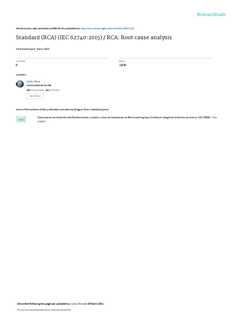 BS en 62740 2015 RootCauseAnalysis | PDF