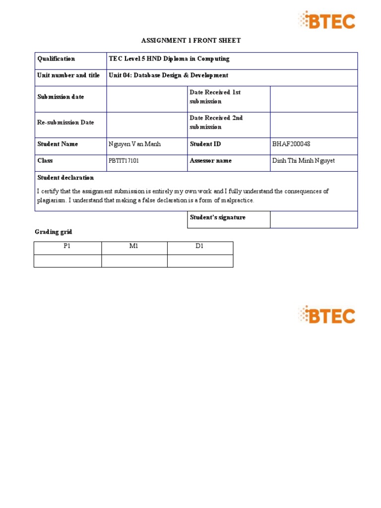 Asm 1 Database | PDF | Databases | System