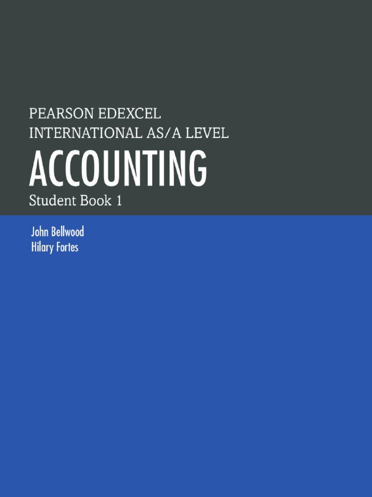 Edexcel Alevel Acc Student Book1 | PDF