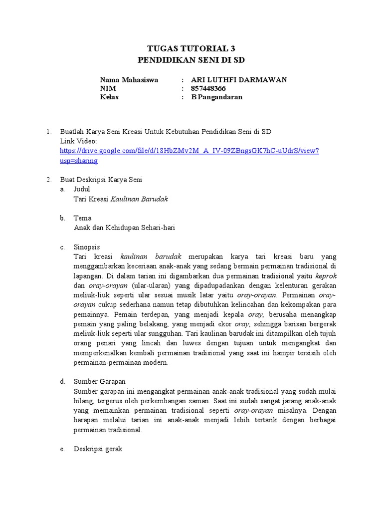 Tt3-Seni-Erna Ratnasar-B-Pnd | PDF | Seni