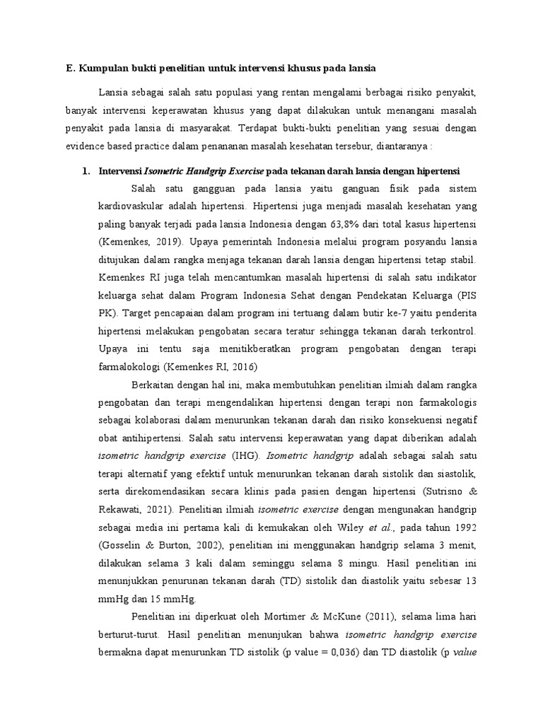 Bagian E Khaira | PDF | Kesehatan Holistik